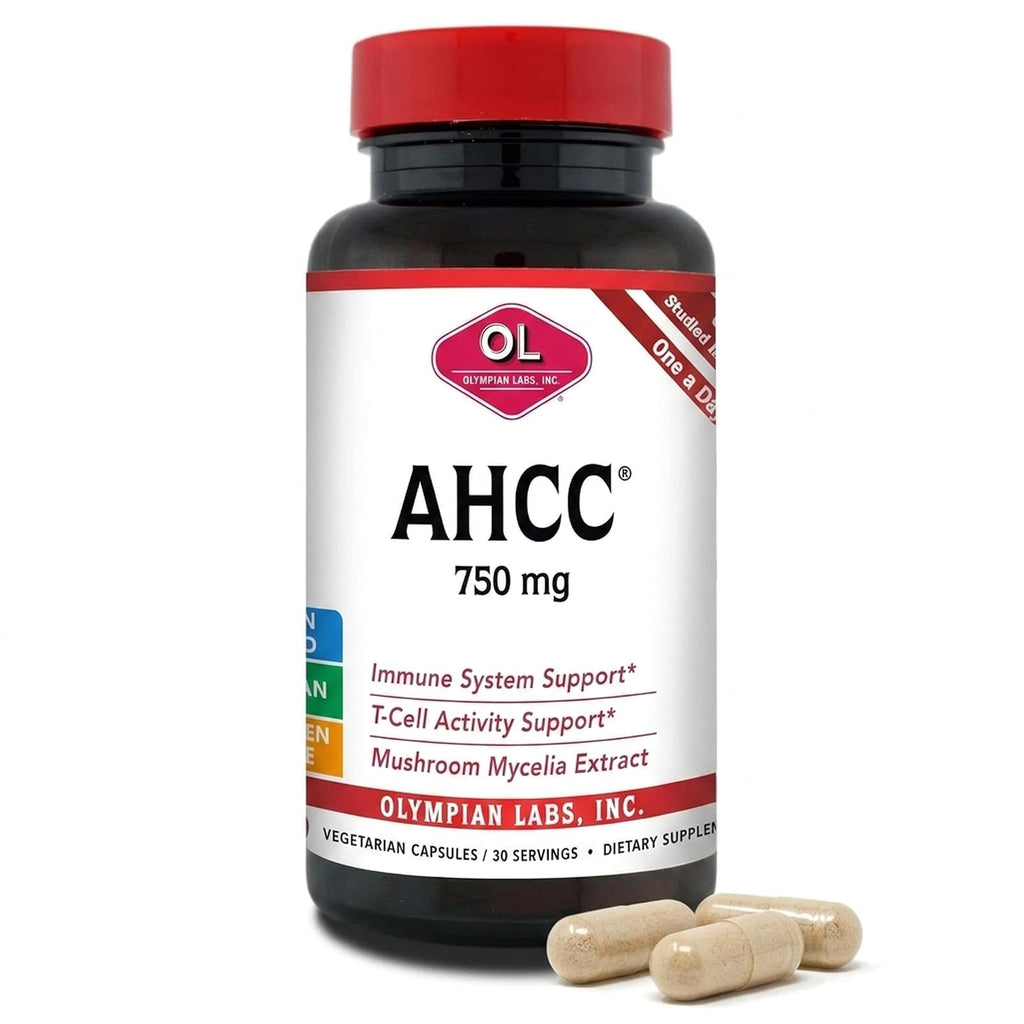 AHCC mushroom complex supplement