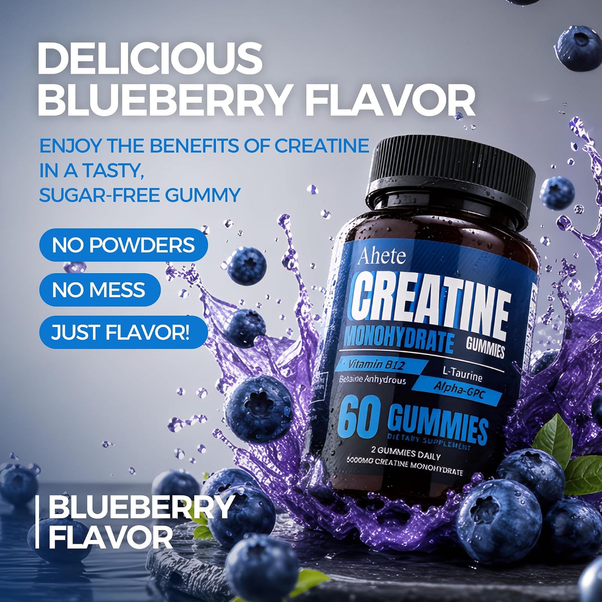 Ahete creatine gummies for muscle growth