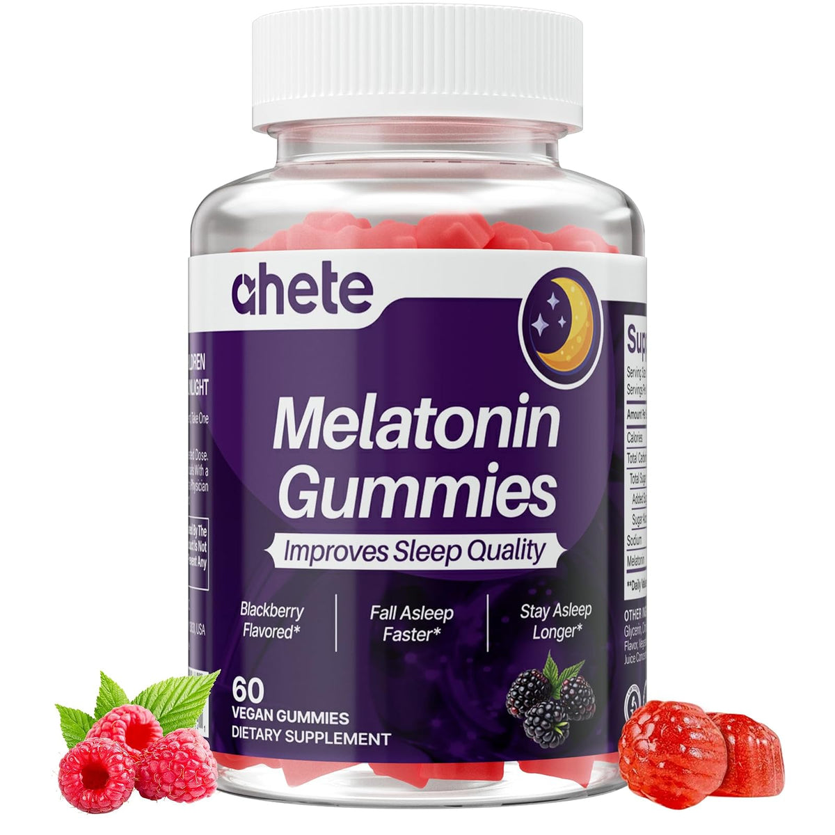 Ahete melatonin gummies for restful sleep