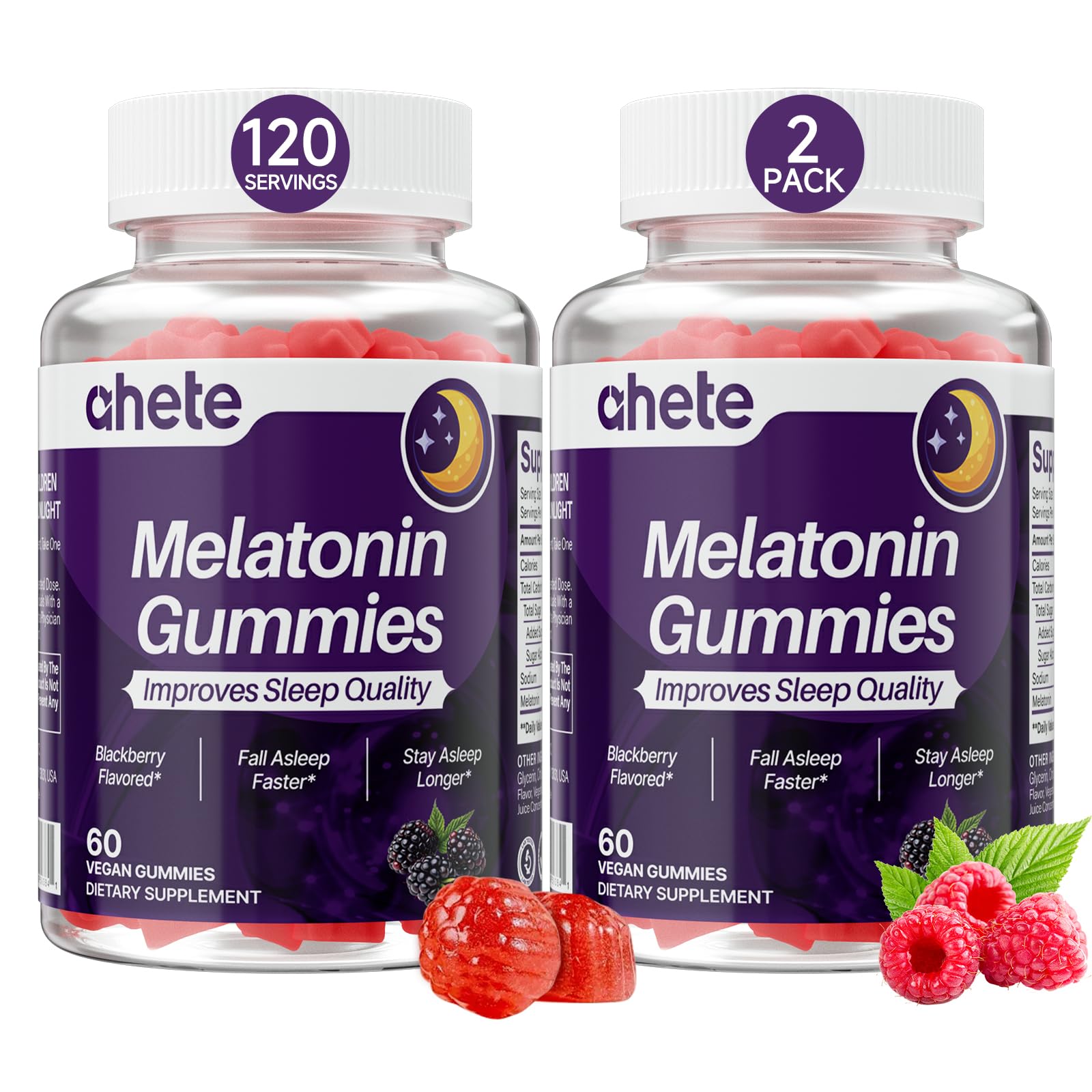 Ahete melatonin gummies for restful sleep