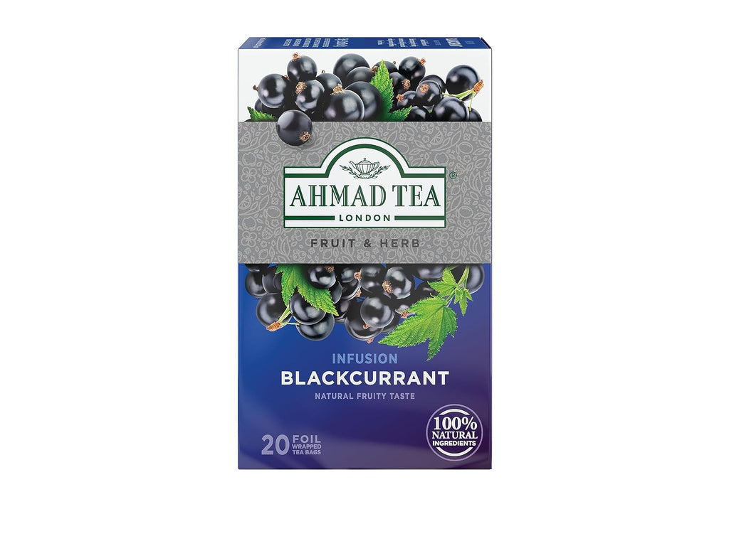 Ahmad Tea blackcurrant herbal tea bags