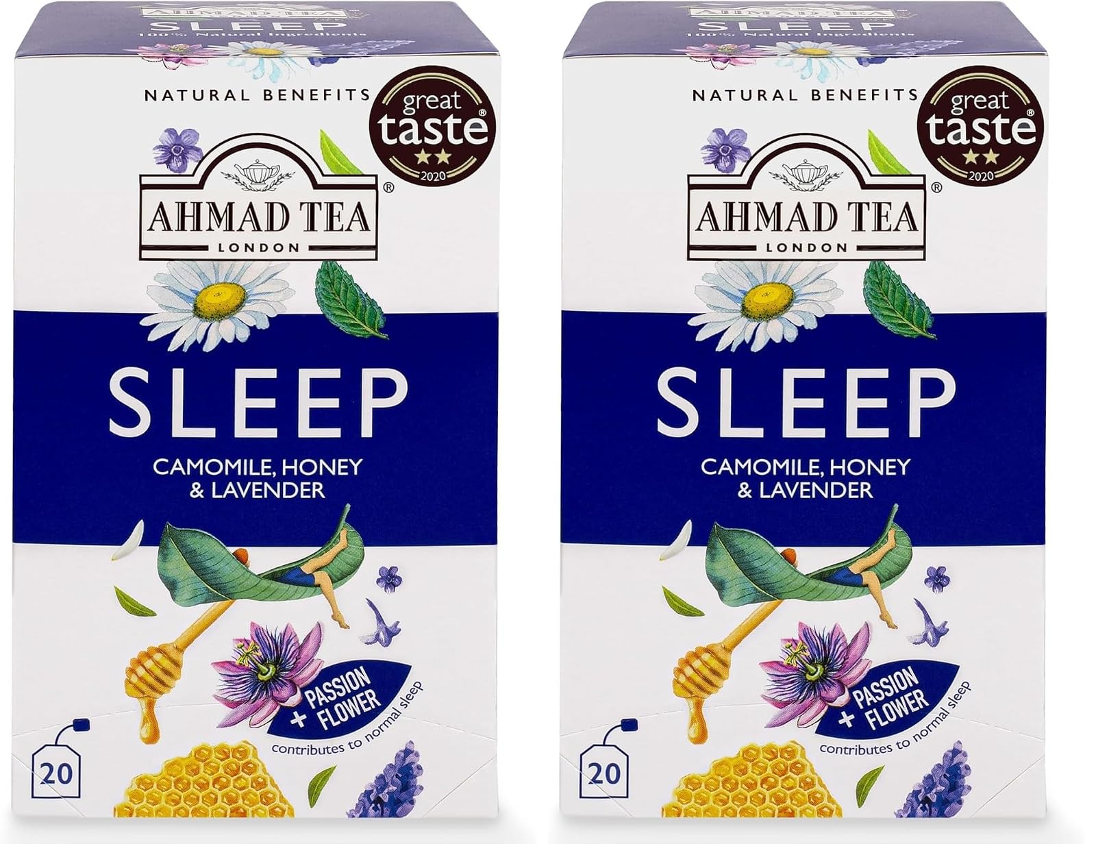 Ahmad Tea chamomile herbal tea bags