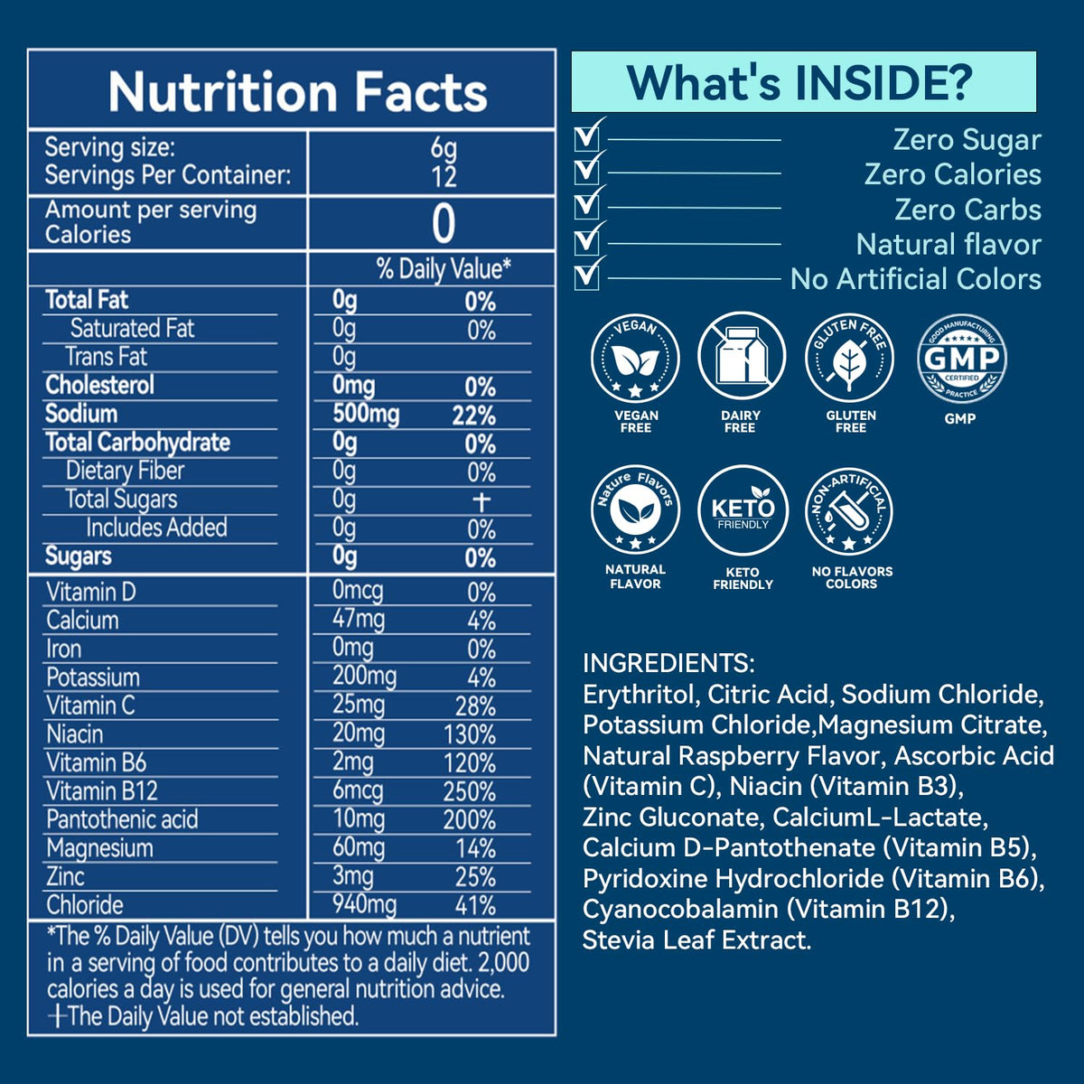 Aibiodi sports electrolytes for hydration