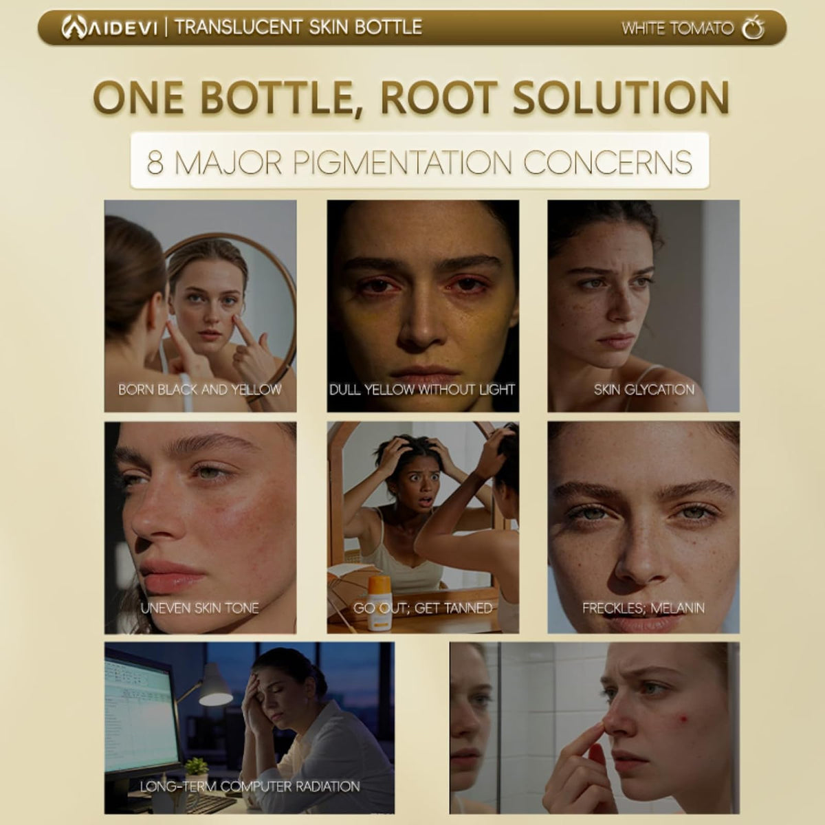 AIDEVI supplements for even skin tone