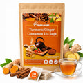AIGGGO turmeric ginger cinnamon tea bags