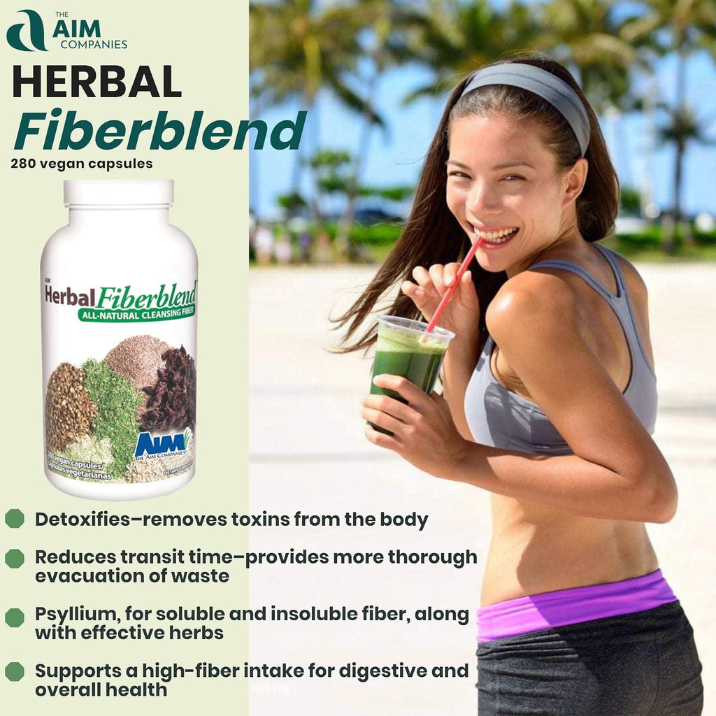 AIM Herbal Fiberblend 280 capsules benefits