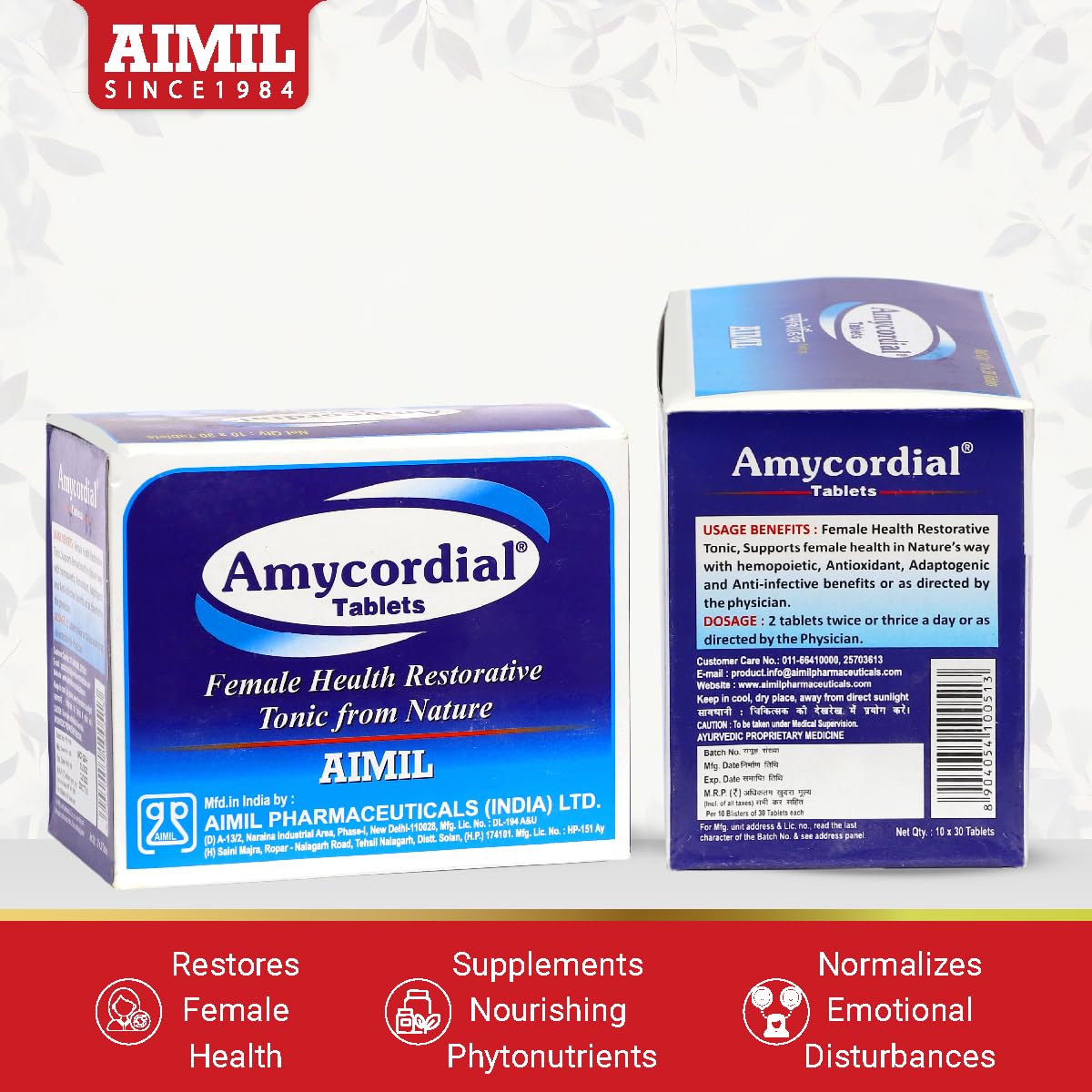 AIMIL Amycordial for stress relief