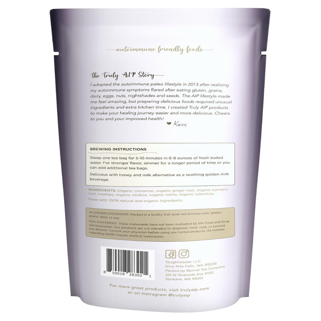 AIP friendly ginger tea for wellness