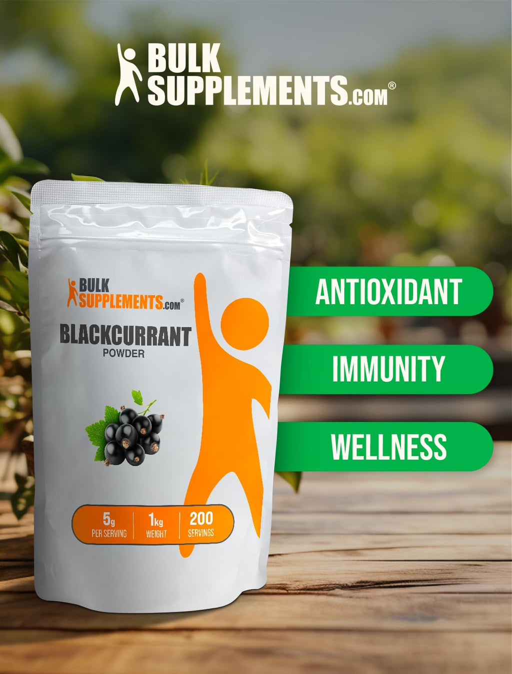 air-dried blackcurrant powder nutrition