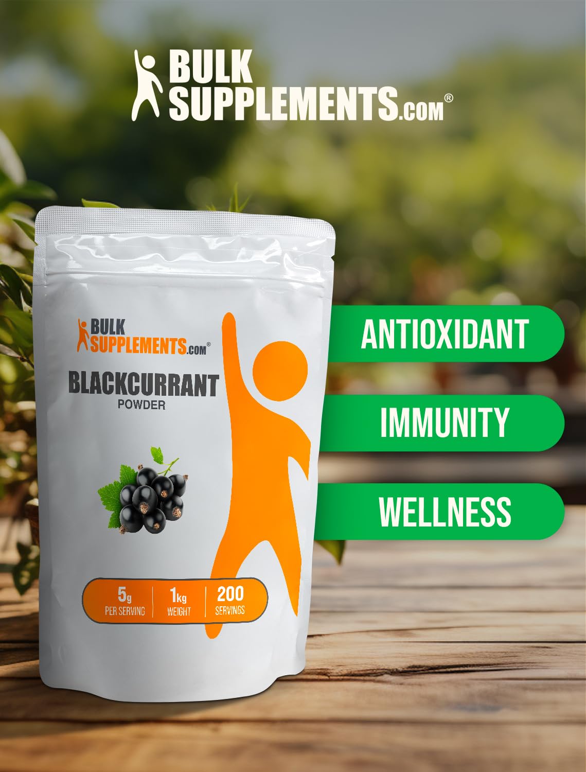 air-dried blackcurrant powder nutrition