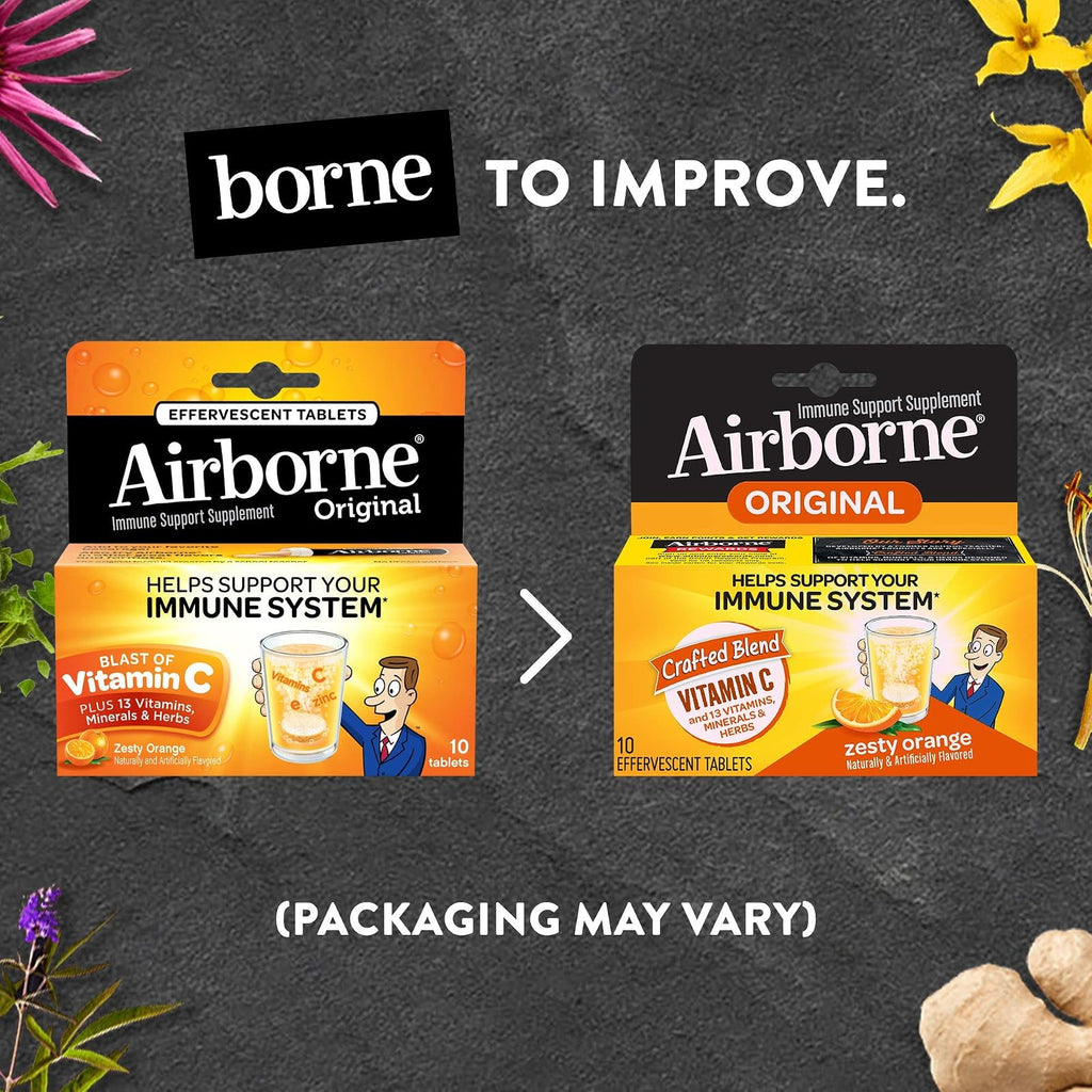 Airborne 1000mg vitamin C with citrus flavour