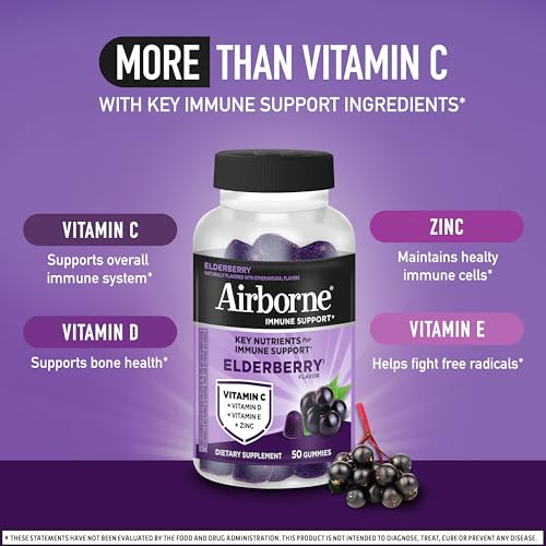 Airborne elderberry gummies 50 count