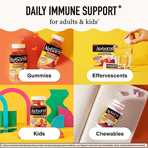 Airborne elderberry gummies for cold season