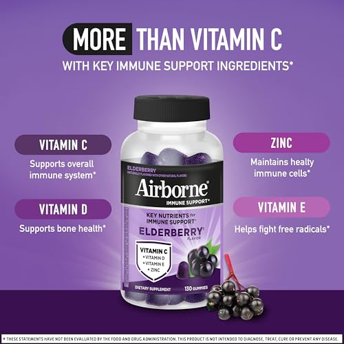Airborne elderberry gummies for kids