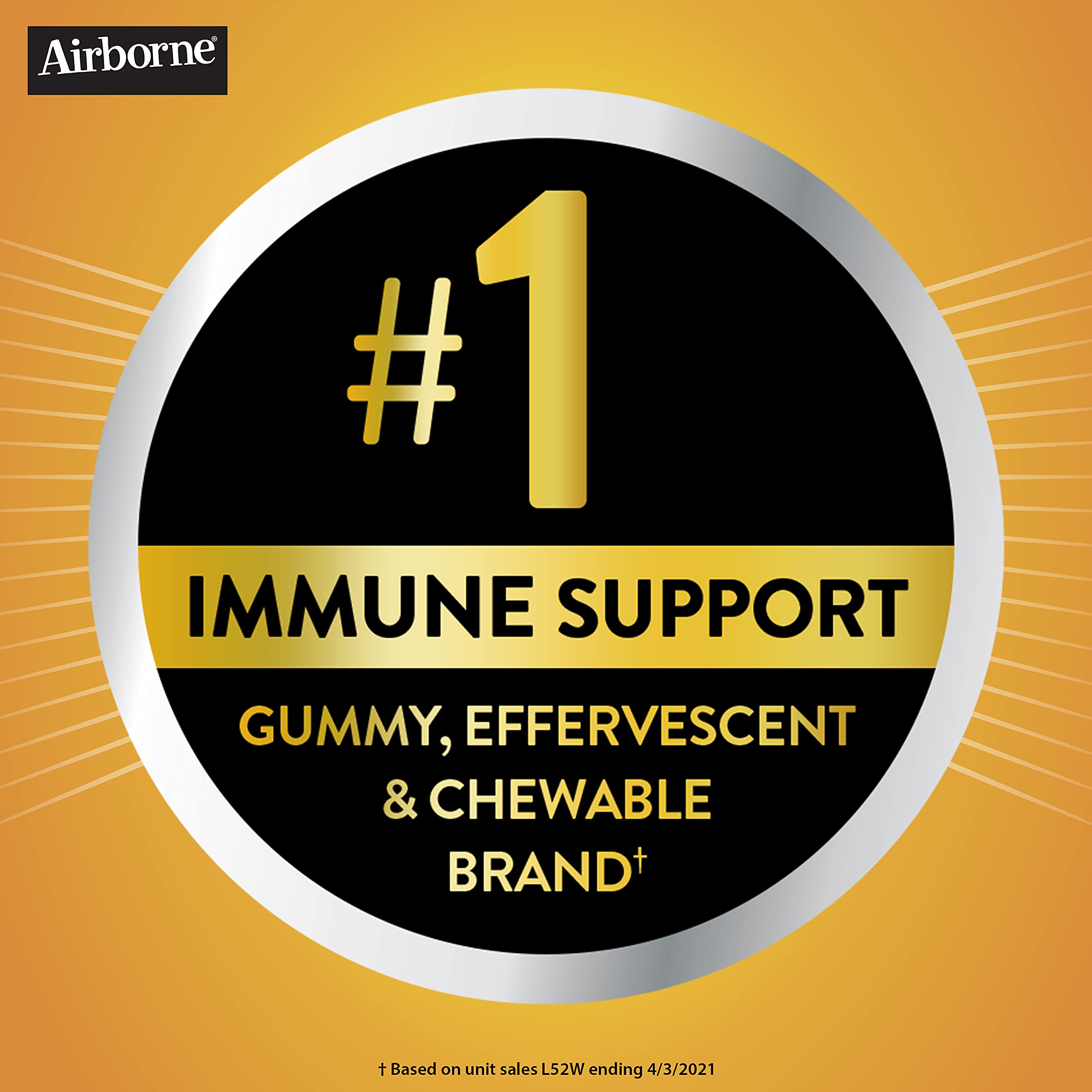 Airborne Gold health supplement pack of 2