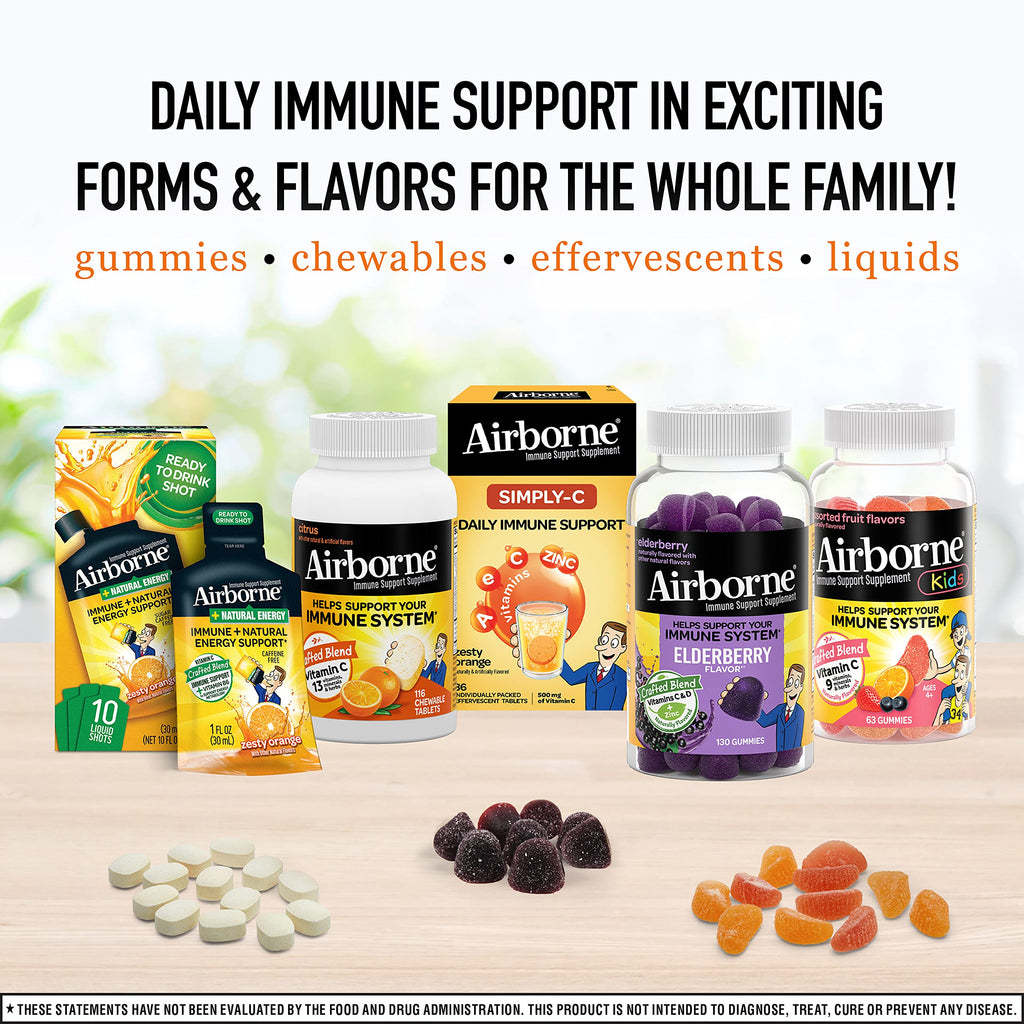 Airborne gummies for cold season