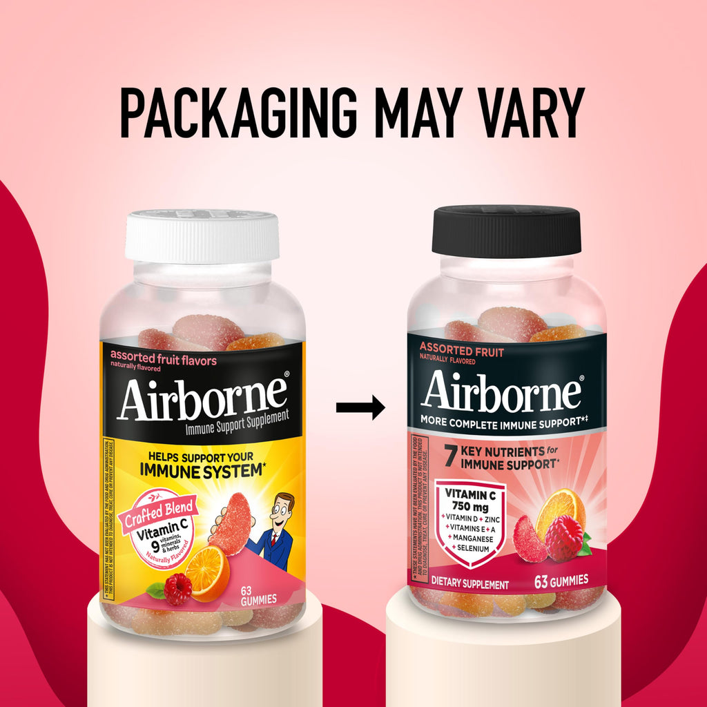 Airborne gummies for seasonal wellness
