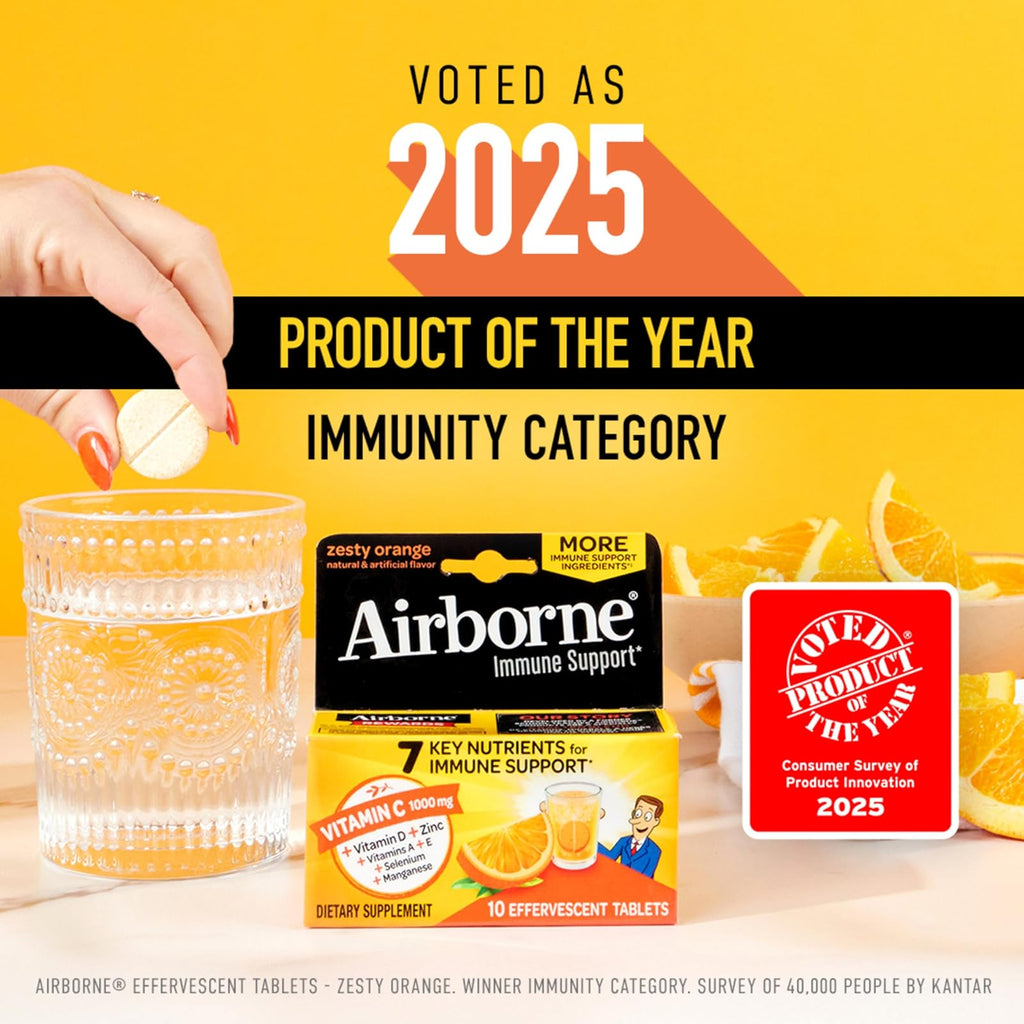 Airborne immune support effervescent formula