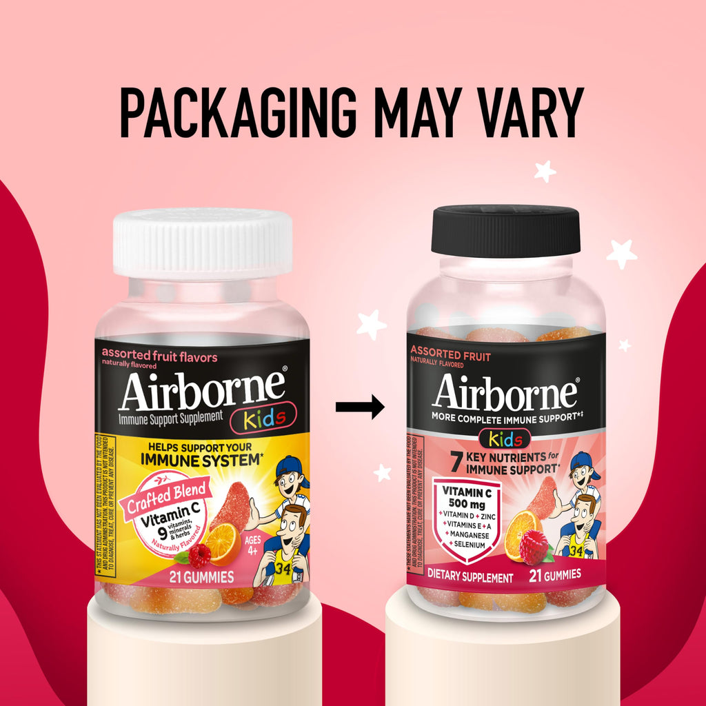 Airborne Kids vitamin gummies benefits