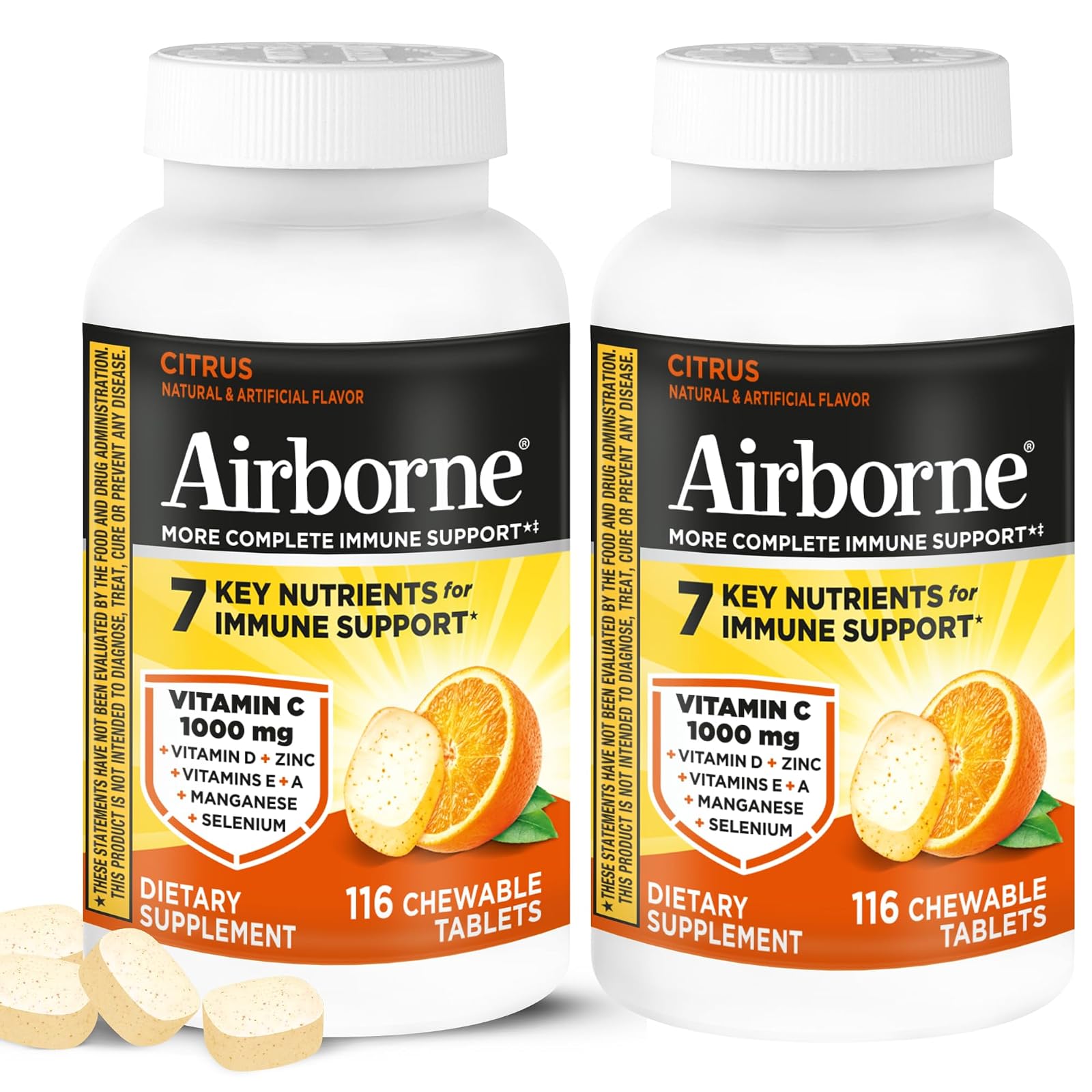 Airborne vitamin C chewable tablets