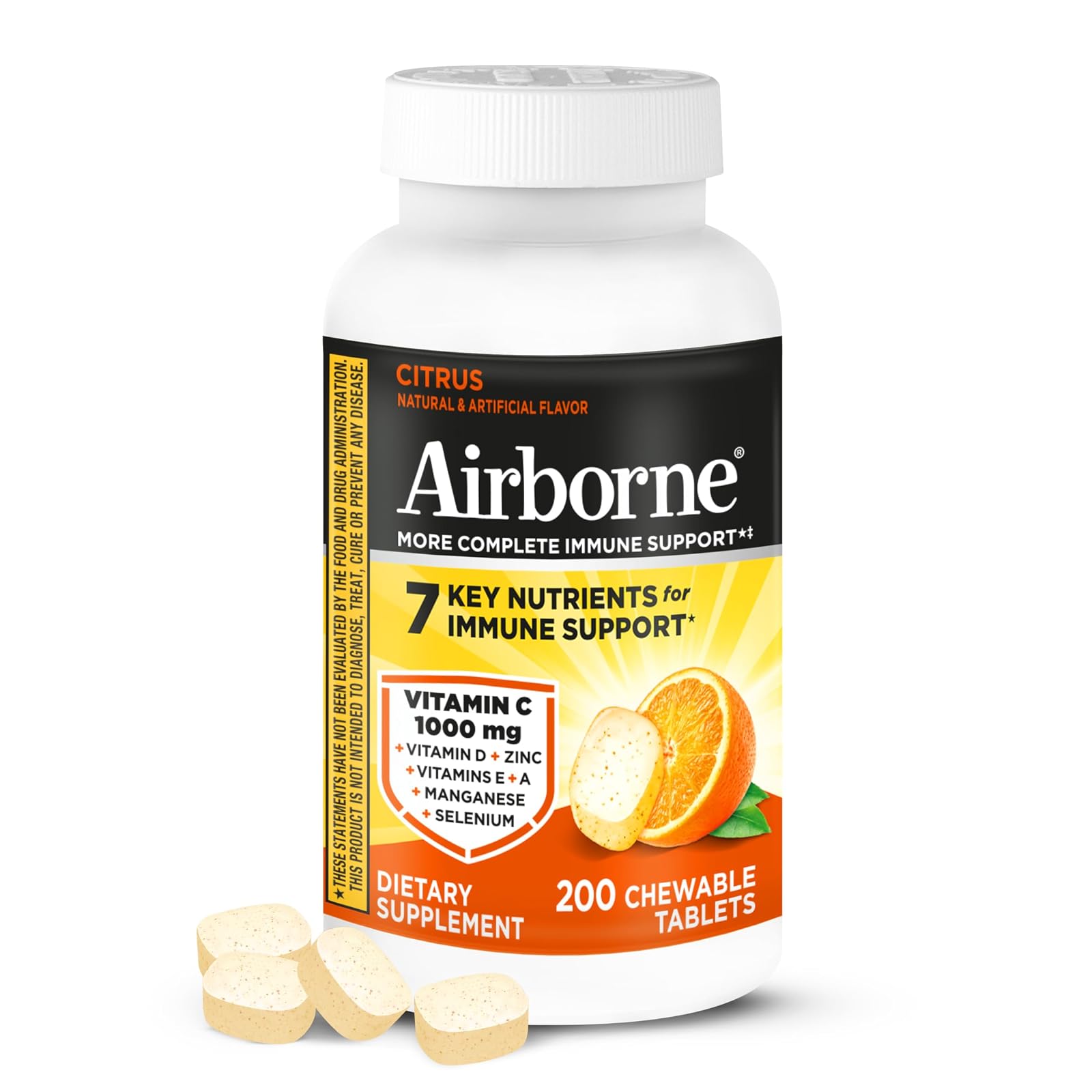 Airborne vitamin C chewable tablets
