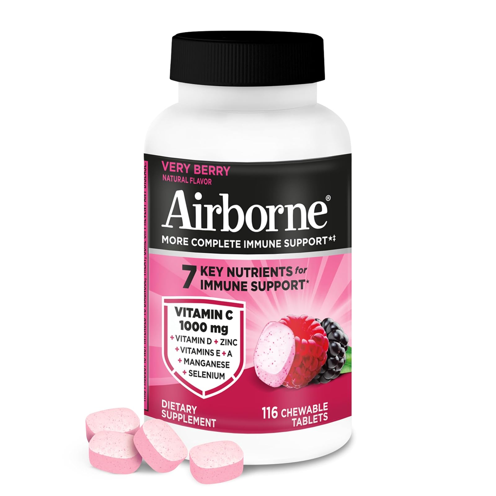 Airborne vitamin C chewable tablets