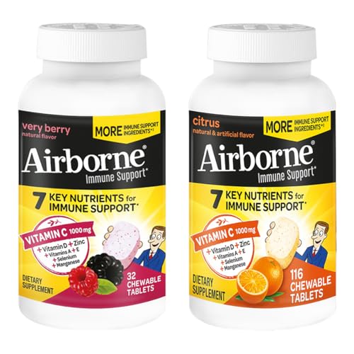 Airborne vitamin C chewable tablets