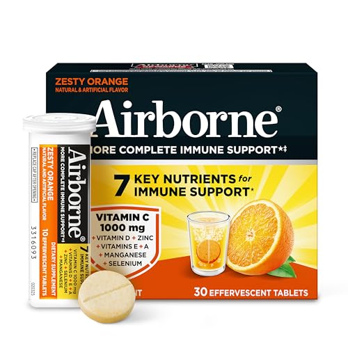 Airborne vitamin C effervescent tablets