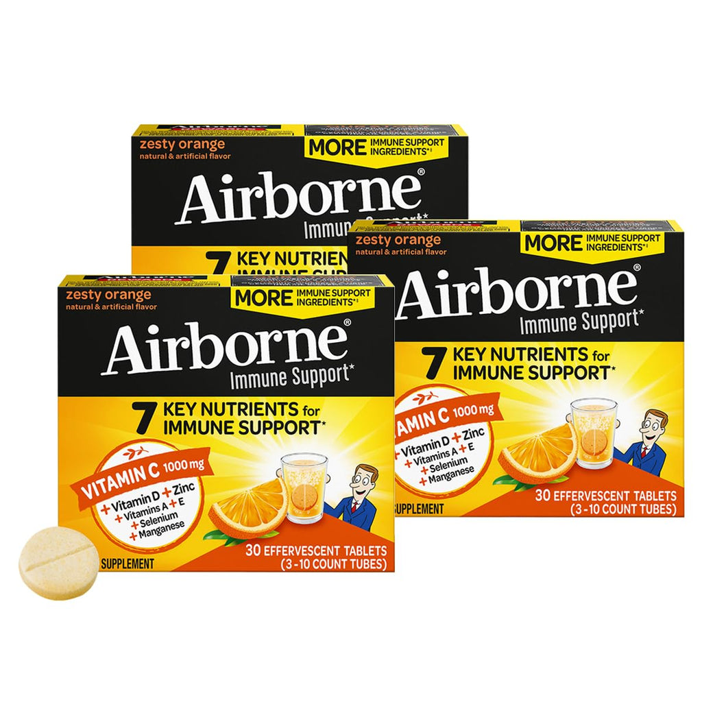 Airborne vitamin C effervescent tablets