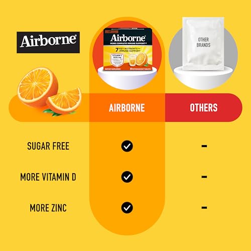 Airborne vitamin C fizzy drink mix