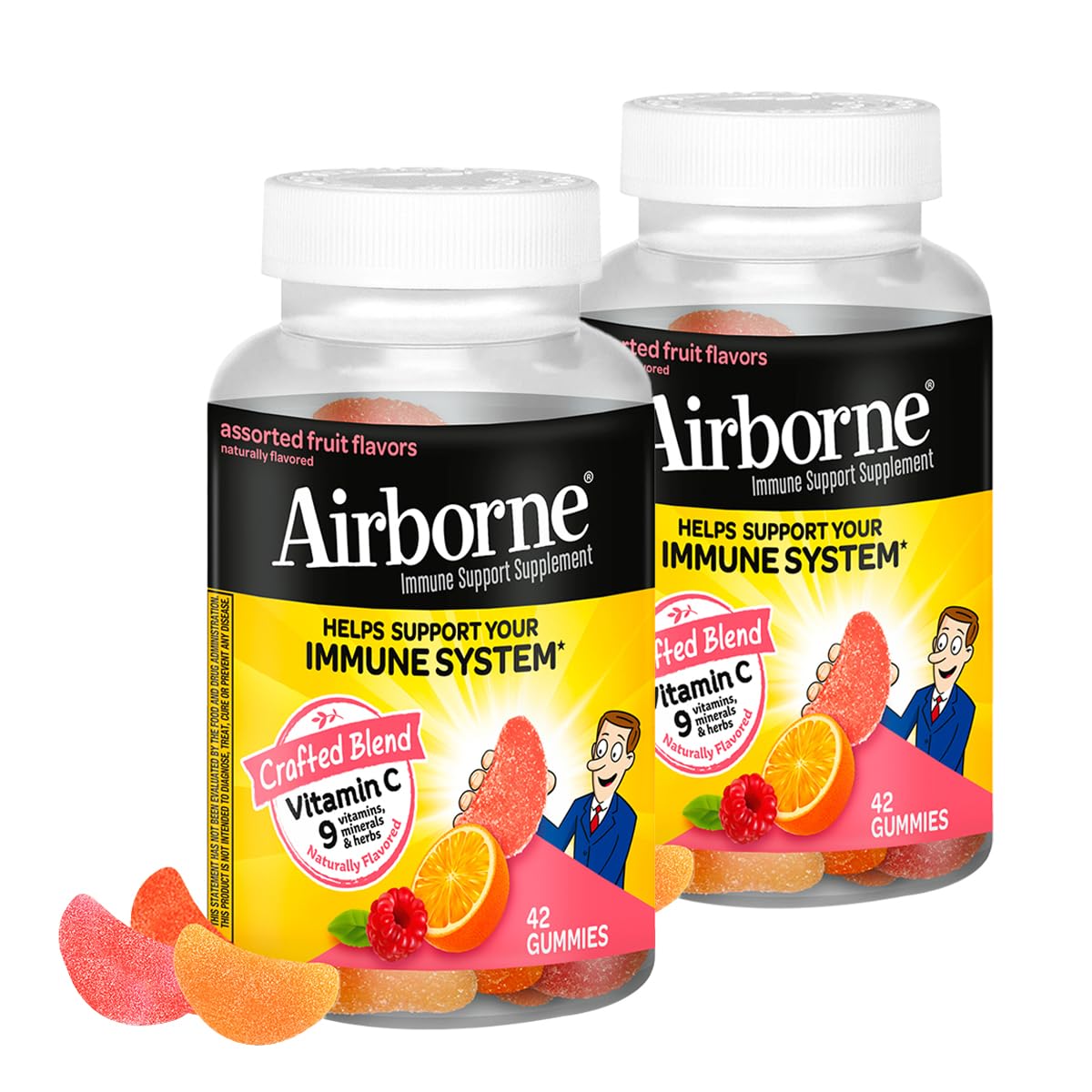 Airborne vitamin C gummies for adults