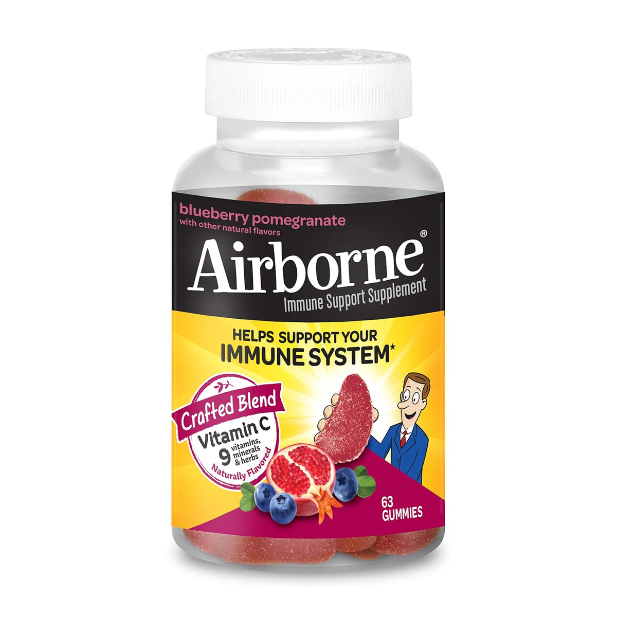 Airborne vitamin C gummies for immunity