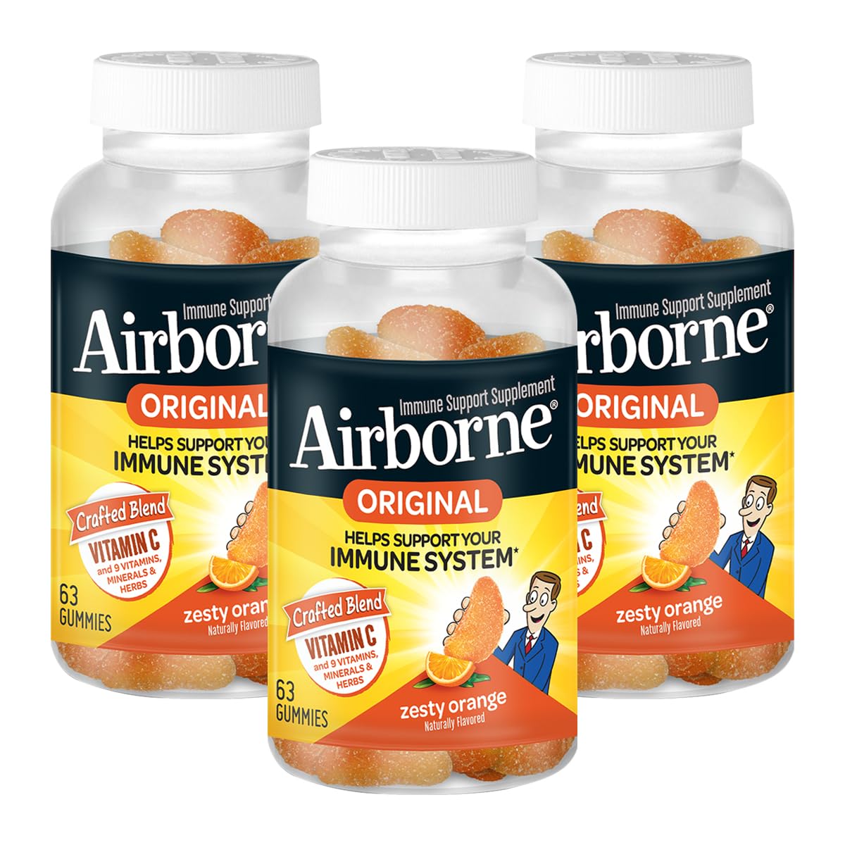 Airborne Vitamin C gummy supplements