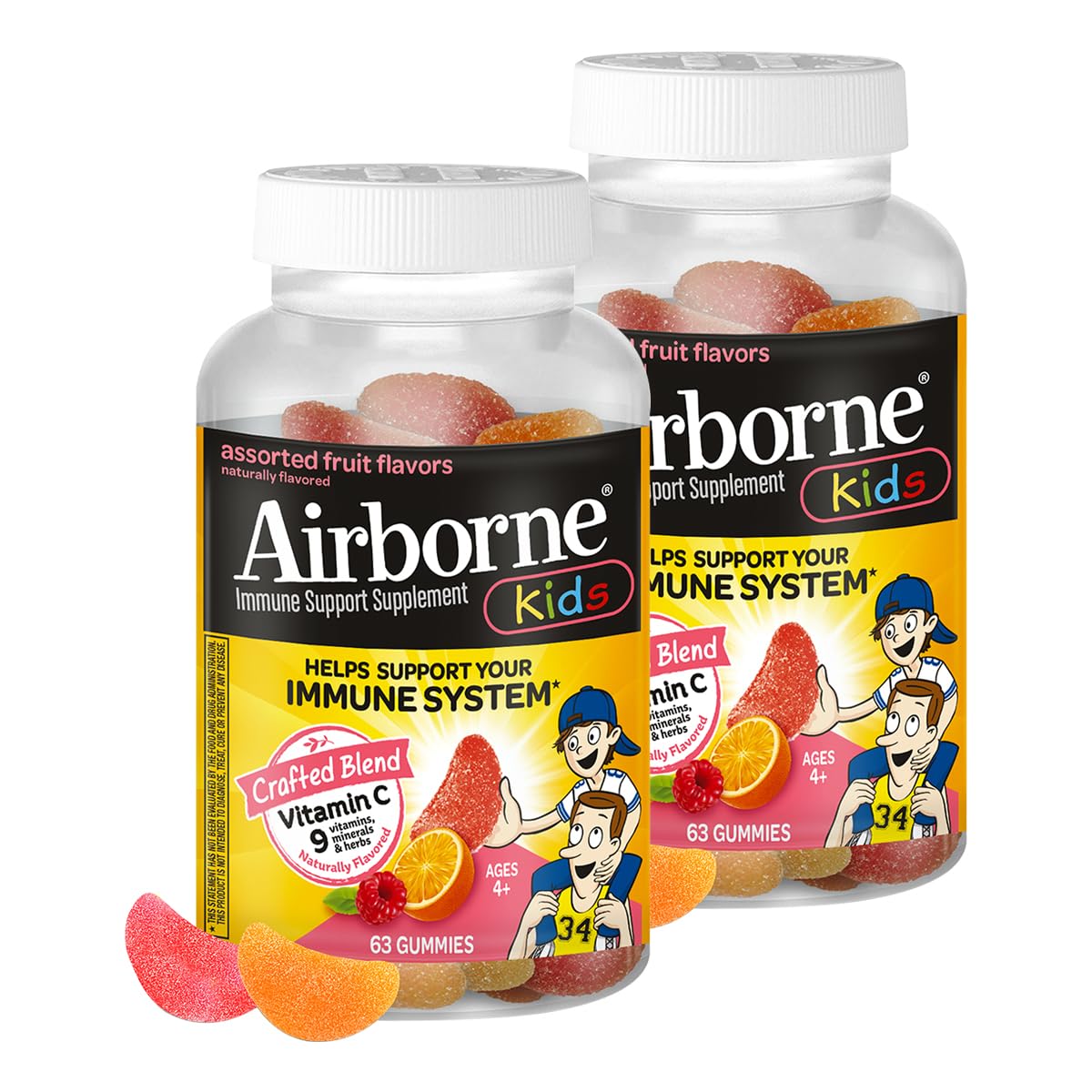 Airborne Vitamin C gummy supplements