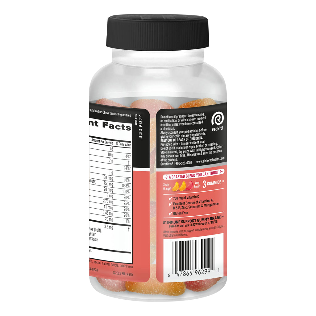 Airborne vitamins for overall health