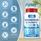 Airboy magnesium capsules for overall health
