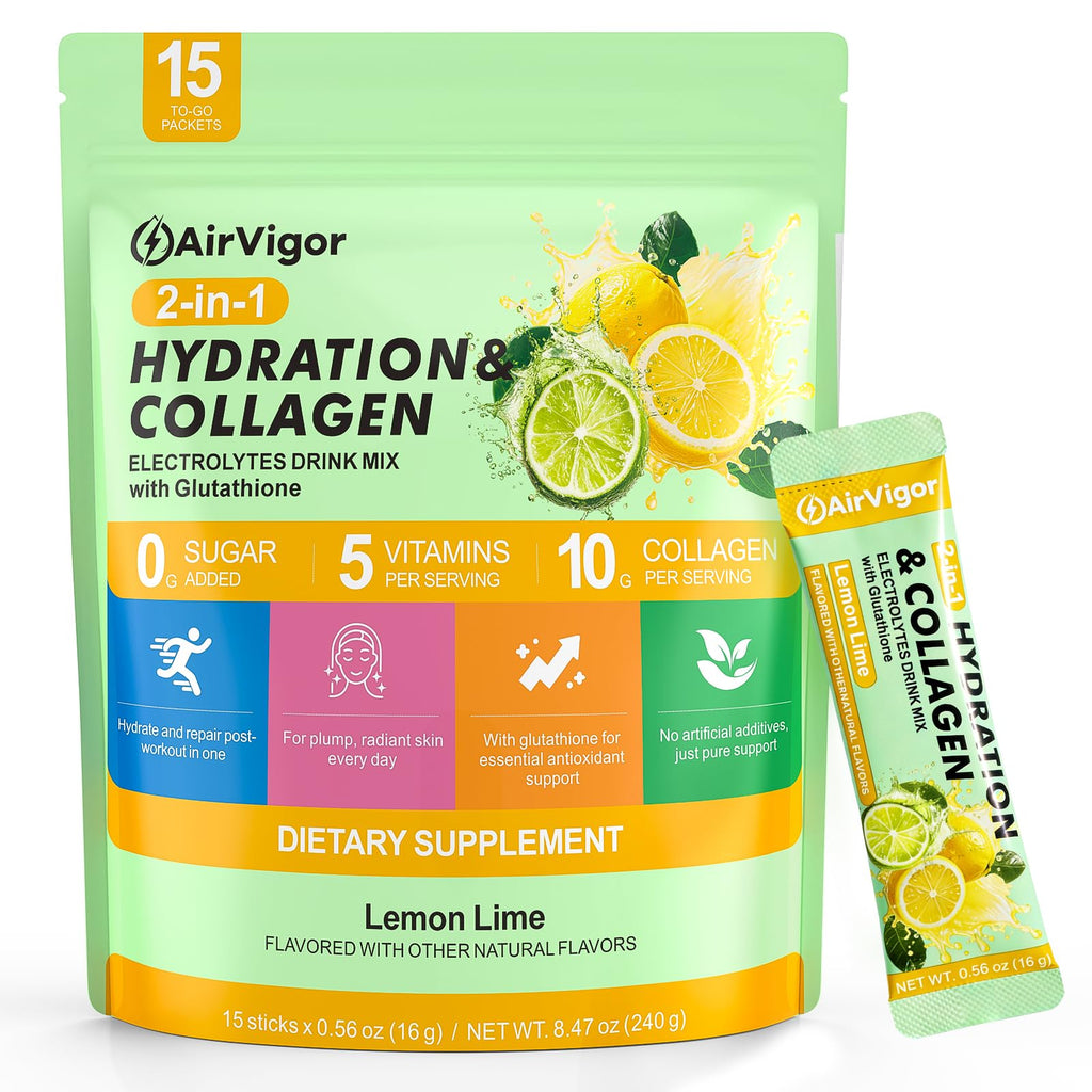 AirVigor collagen electrolytes powder