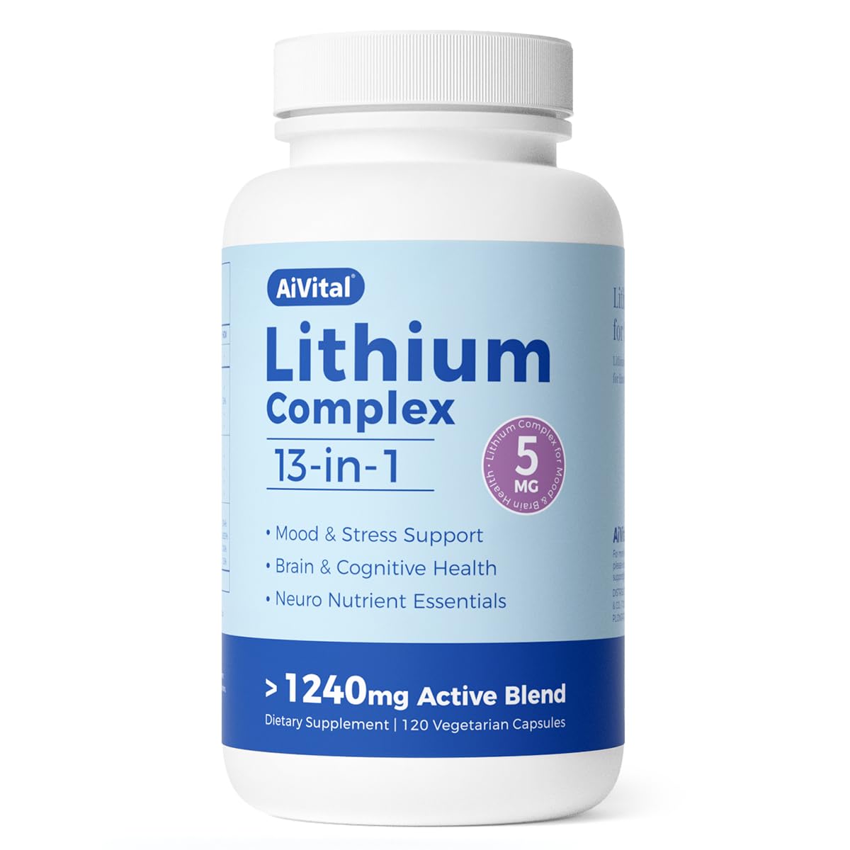 AiVital Lithium Orotate 5 mg capsules