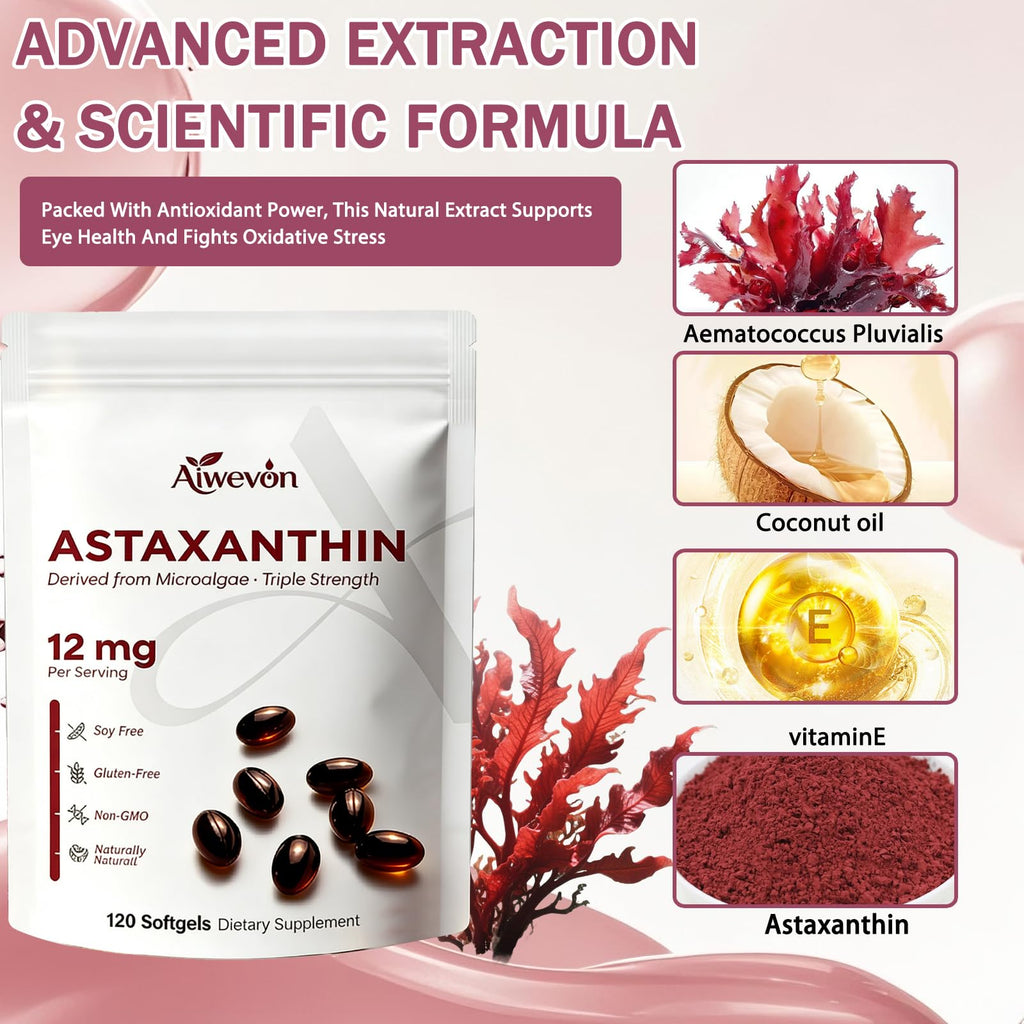 Aiwevon Astaxanthin for skin support