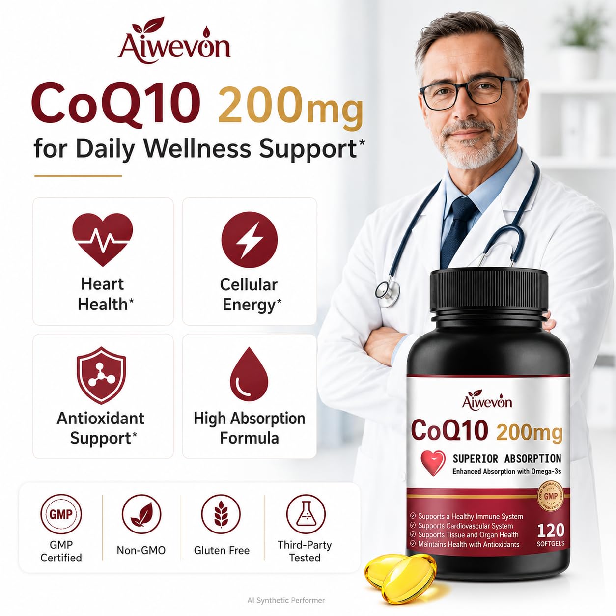Aiwevon CoQ10 for active lifestyle