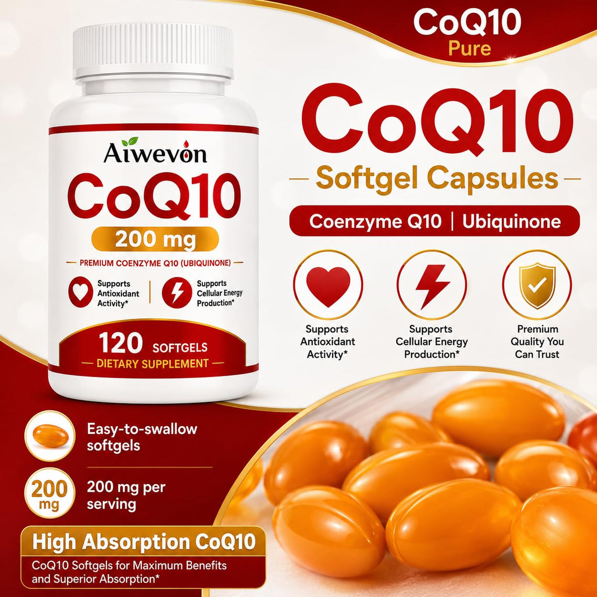 Aiwevon CoQ10 for active lifestyles