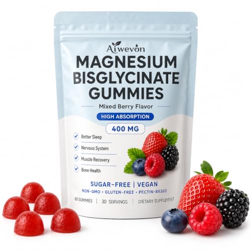 Aiwevon magnesium bisglycinate gummies for relaxation