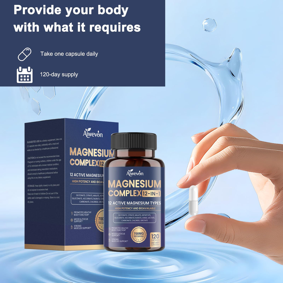 Aiwevon magnesium for better sleep