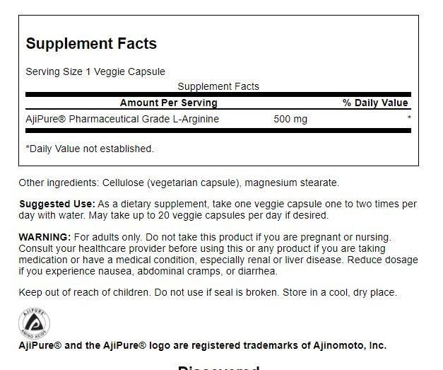 AjiPure L-Arginine for muscle support