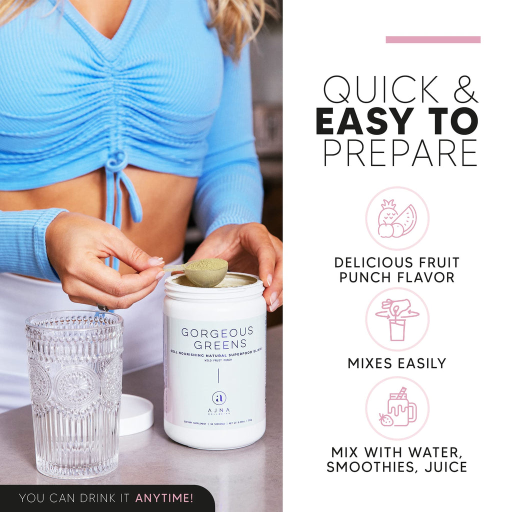 AJNA Gorgeous Greens for healthy digestion