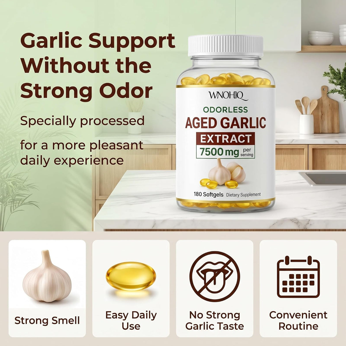 AJO garlic extract for cholesterol