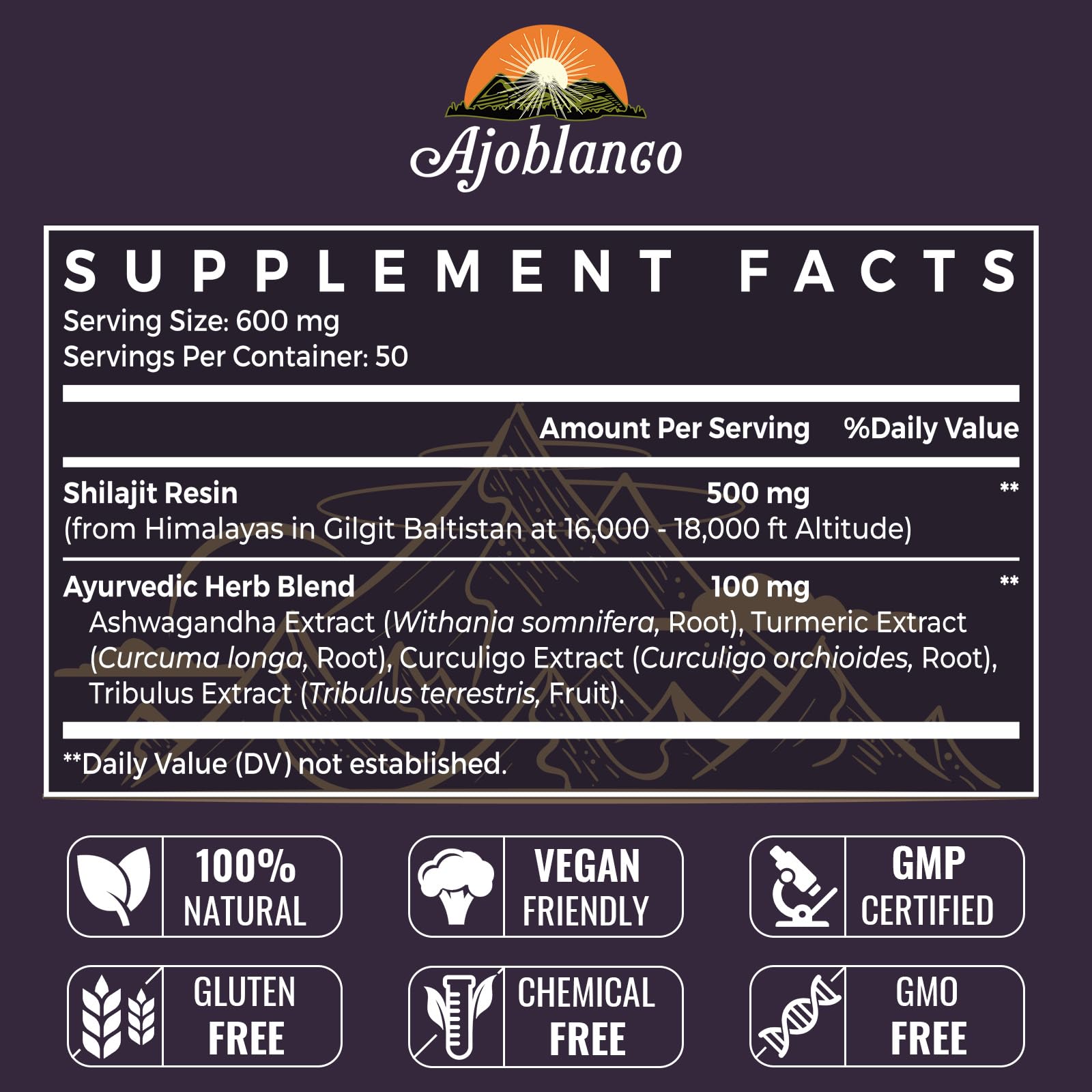 Ajoblanco shilajit for wellness