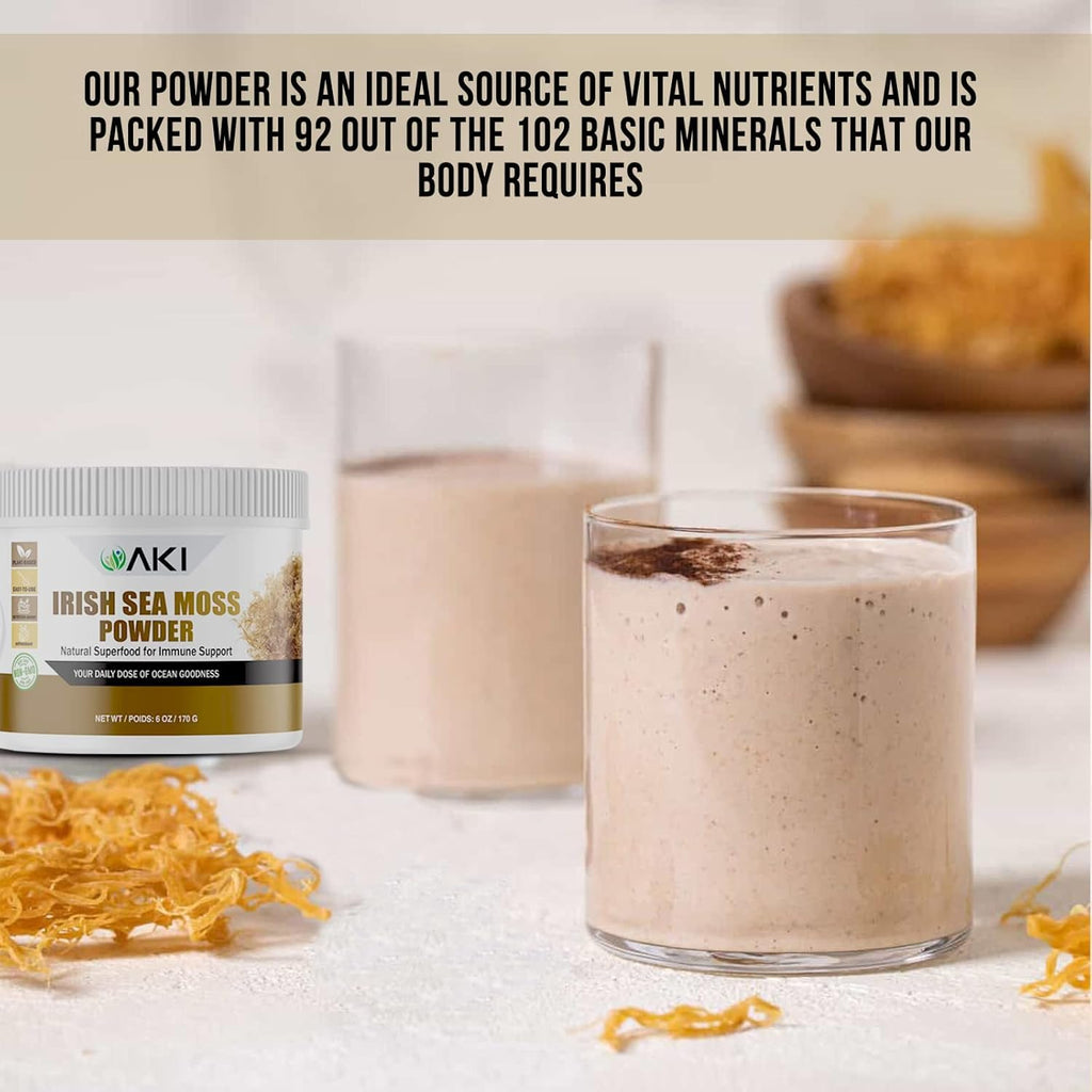AKI Irish Sea Moss for gut health
