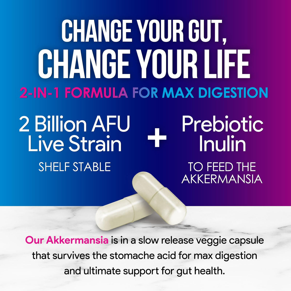 Akkermansia 2 billion AFU benefits