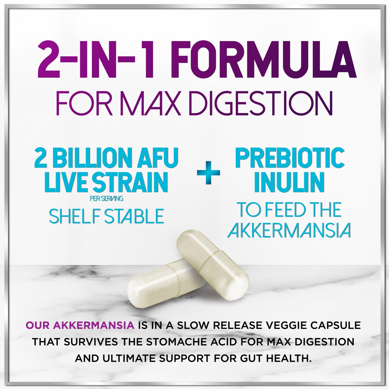 Akkermansia 2 billion AFU capsules